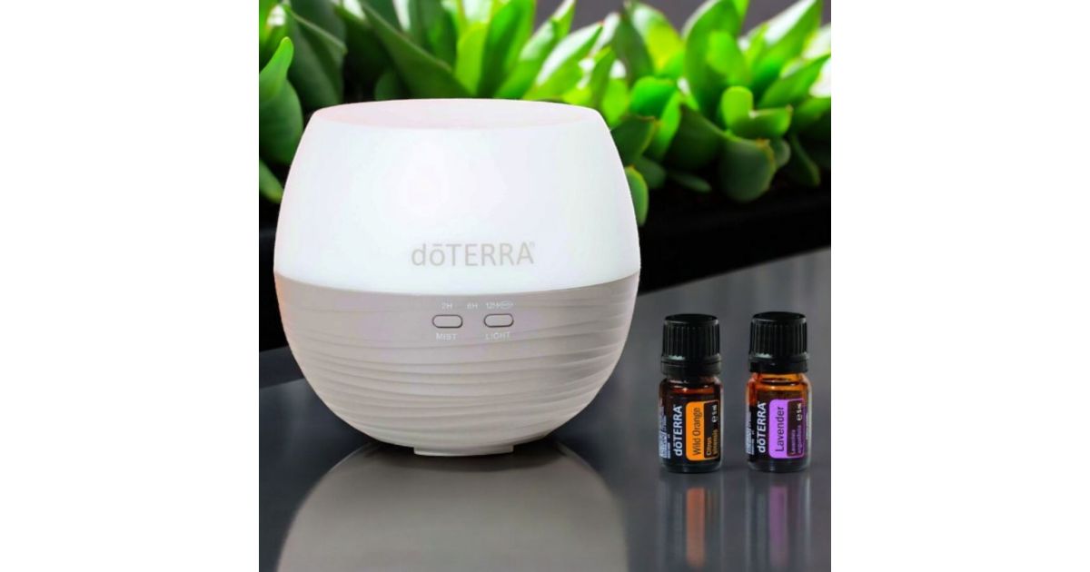 Petal™ párologtató, 5ml vadnarancs és 5ml levendula illóolajokkal ...